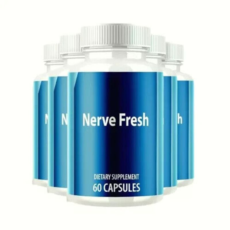 5-Pack Nerve Fresh Capsules for Nerve Health & Function Support - 300 ...