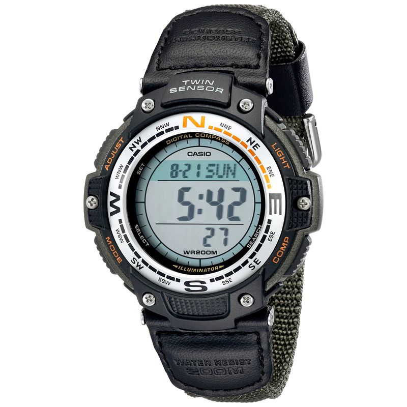 Casio Men's SGW100B-3V Digital Compass Twin Sensor Sport Watch - Online ...