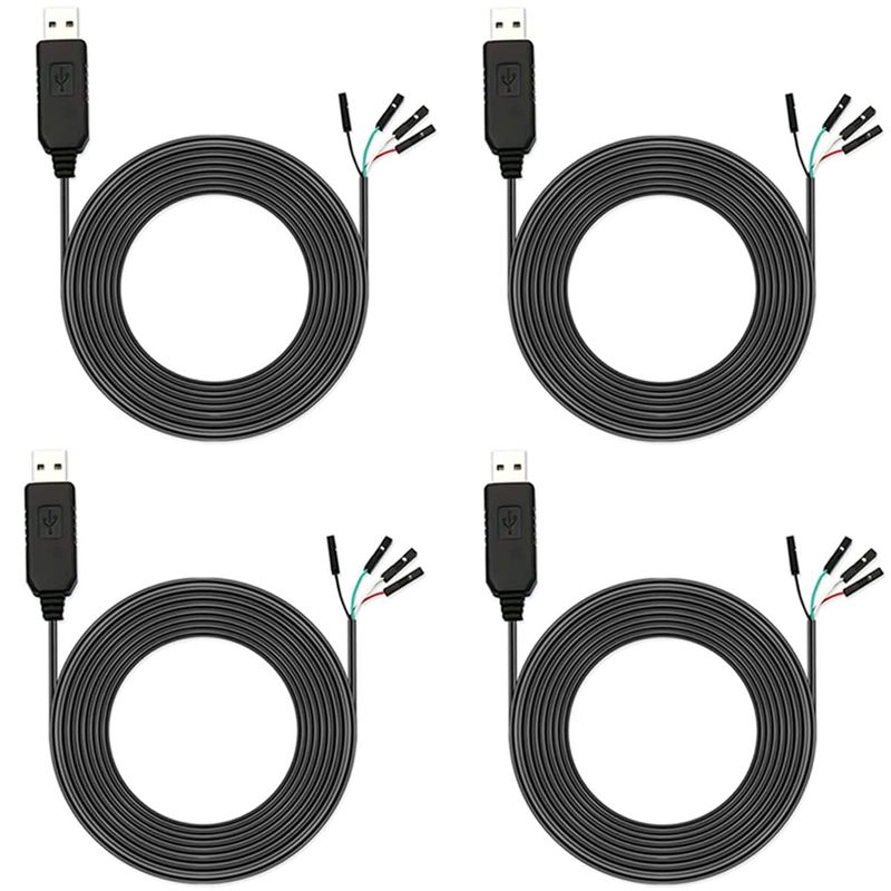 Youmile 4pcs PL2303 USB to TTL Serial Converter 3.3V Debug Cable ...