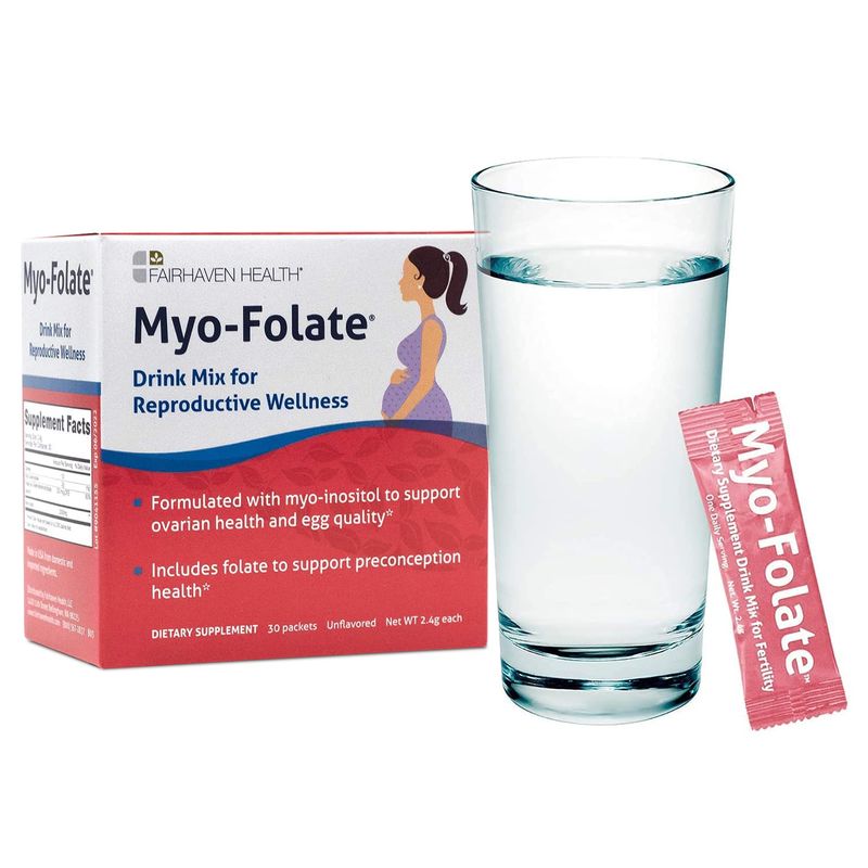 Myo-Folate Drinkable Fertility Supplement for Women with Myo-Inositol ...