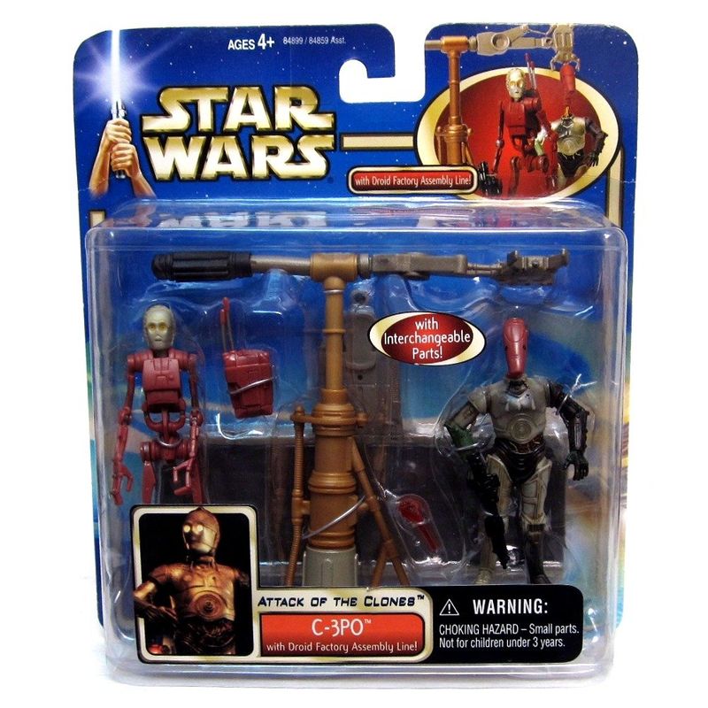 Star Wars Attack of the Clones C-3Po with Droid Factor Assembly Line ...