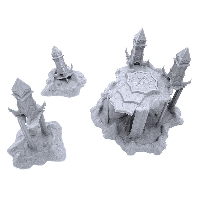 Dark Elves Corruption Island & Pillars by Makers Anvil - Compatible ...