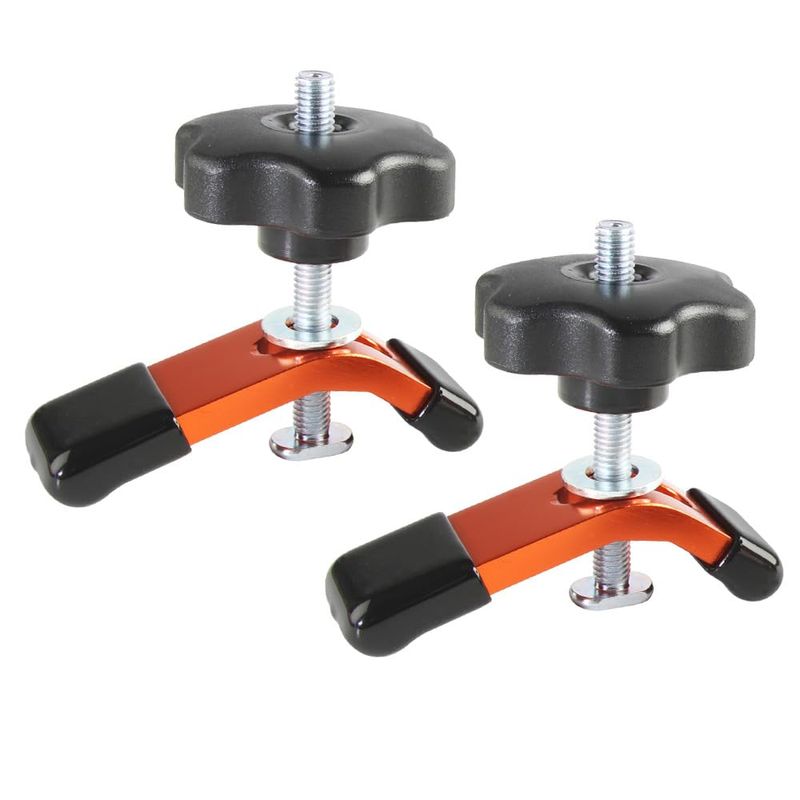 O'SKOOL T-Track Mini Hold Down Clamps, Quick Acting T-Slot Clamp Set ...