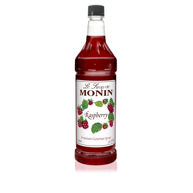 Monin, Premium Gourmet Raspberry Syrup, 1 Liter (4 Count) - Online ...