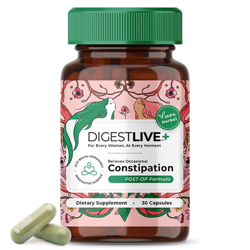 DigestLive Post-Op Constipation Relief Laxative for Women Post Surgery ...