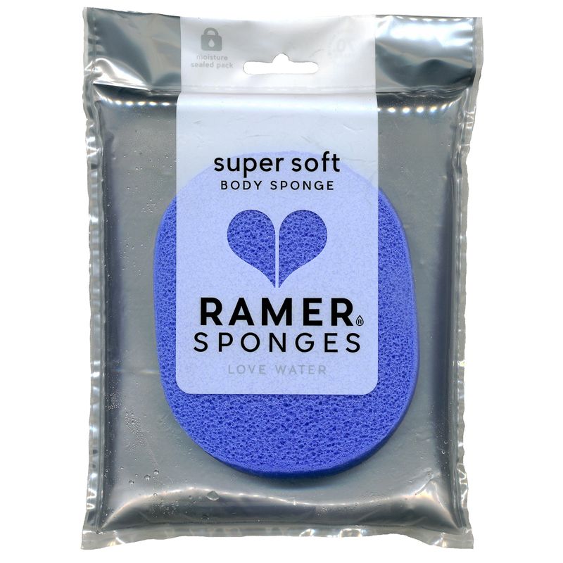 Ramer Shower Sponge - Super Soft Body Small (Hyacinth) - Online Marketplace - EveryMarket