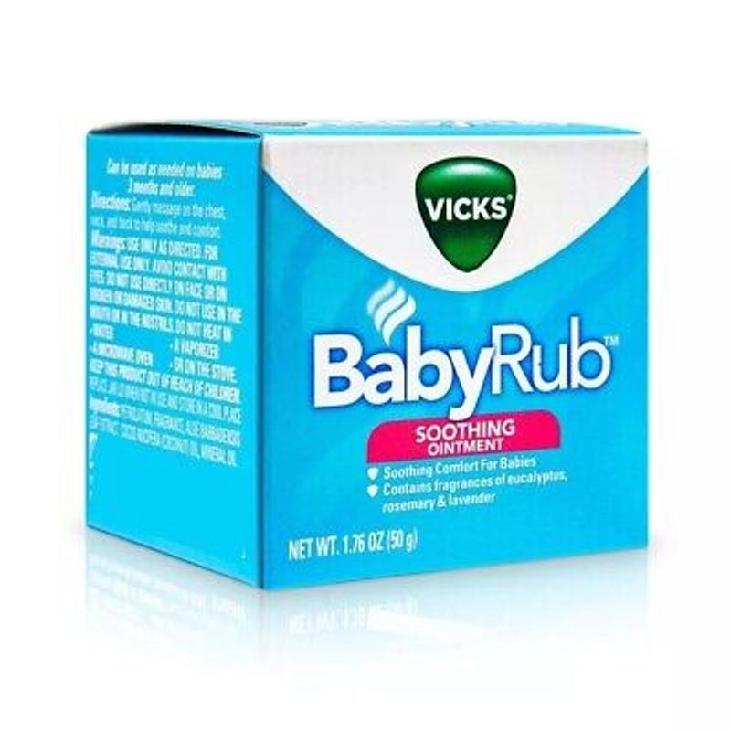 VICKS BABY RUB SOOTHING OINTMENT 50 GR - Online Marketplace - EveryMarket