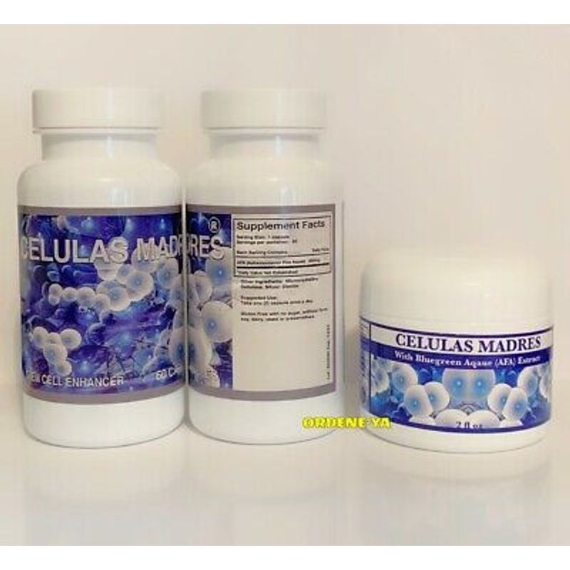 Celulas Madres 120 Caps + Cream Celula Madre Cell Plus - Online ...