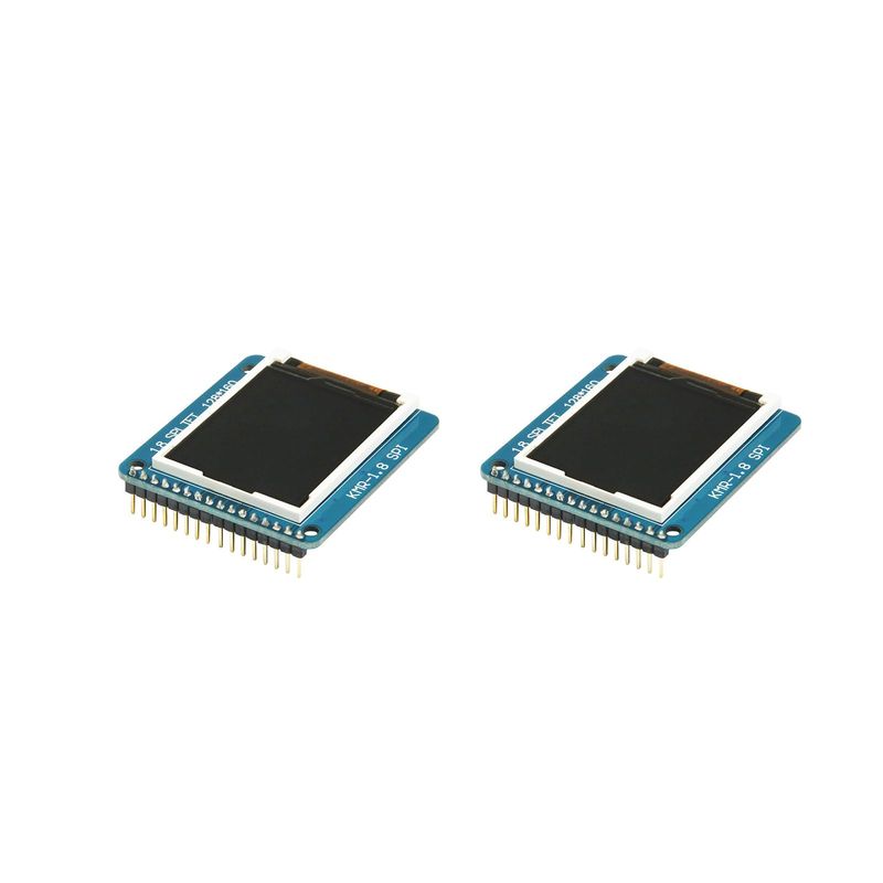 2-Pack 1.8-Inch ST7735R SPI 128 * 160 TFT LCD Display Module with PCB ...