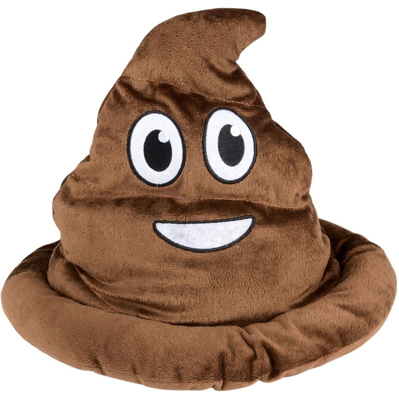 Rhode Island Novelty Brown Emoticon Poop Hat 1 Per Order - Online ...
