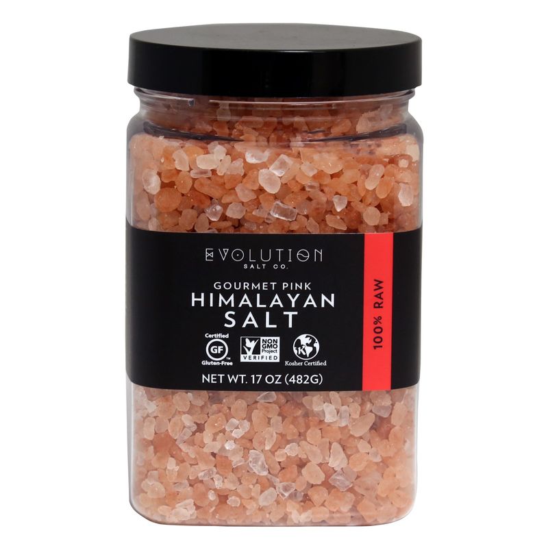Evolution Salt - Himalayan Pink Salt Coarse Grind, 17 oz - Online ...