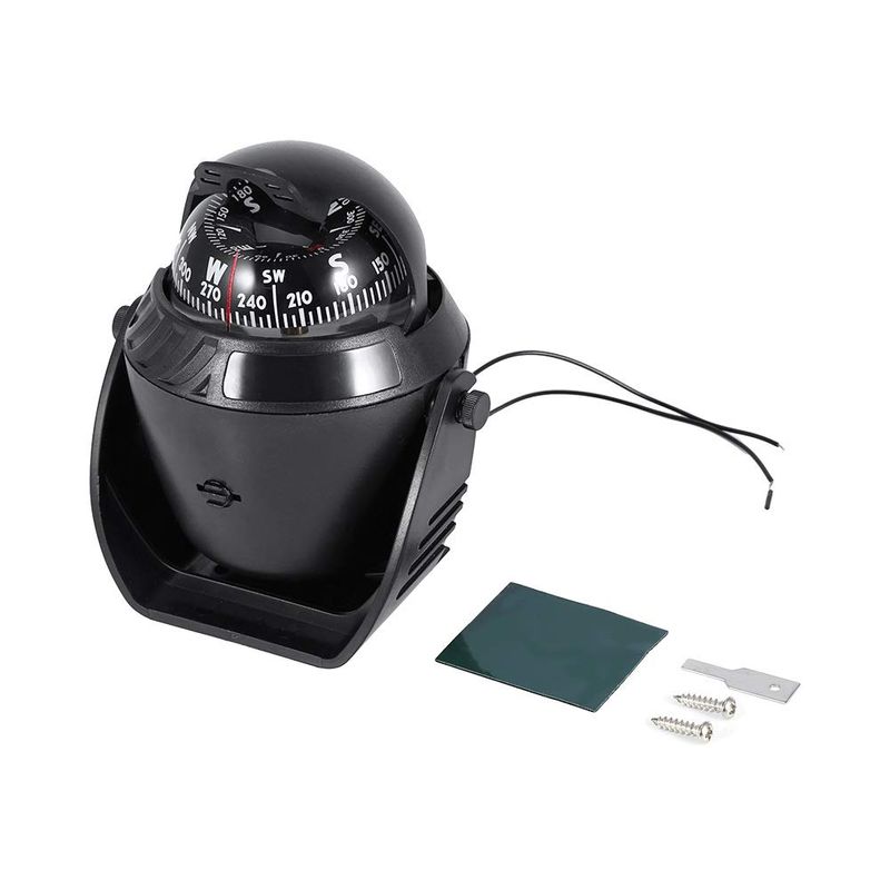 LED Compass - High Precision LED Lights Illuminated Light Up Pivoting ...