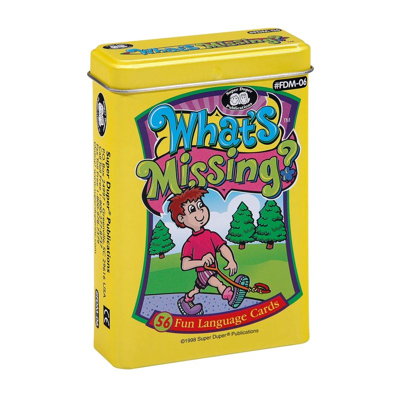 Super Duper Publications | What's Missing? Problem Solving Fun Deck ...