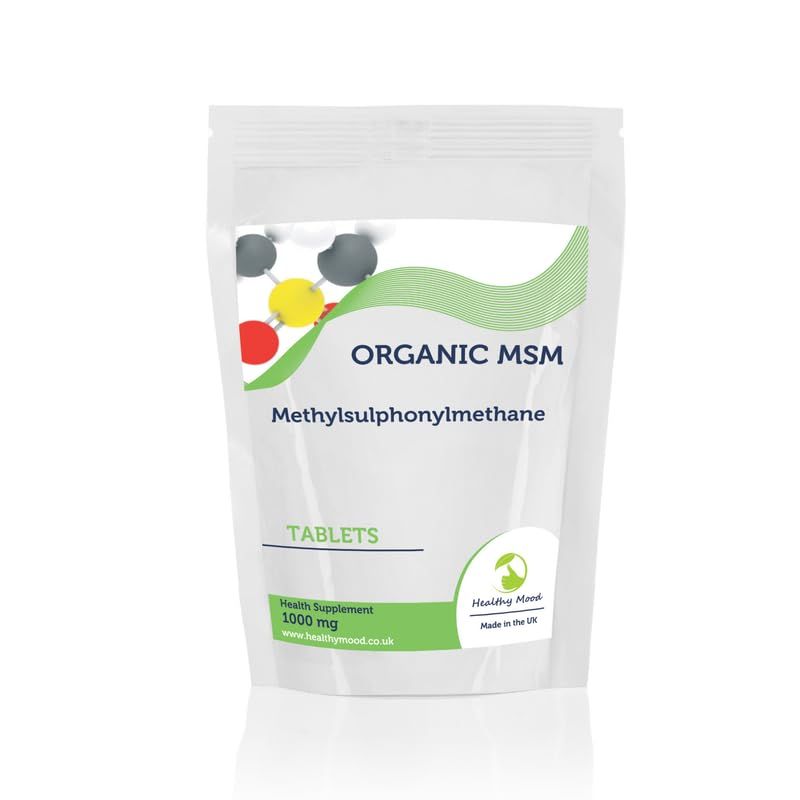 MSM 1000mg 30 Tablets – High-Potency Methylsulfonylmethane Supplement ...