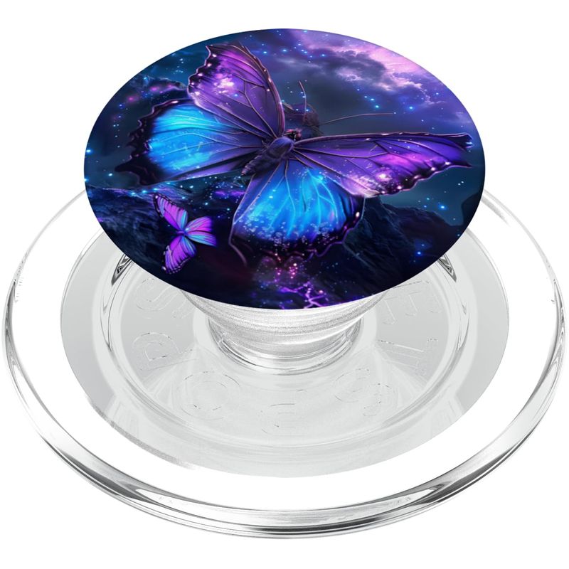 Purple Butterflies PopSockets PopGrip for MagSafe - Online Marketplace ...