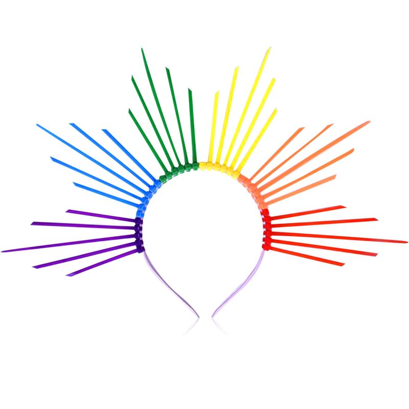 LaVenty Halo Crown Rainbow Pride Headbands Rainbow Pride Accessories ...