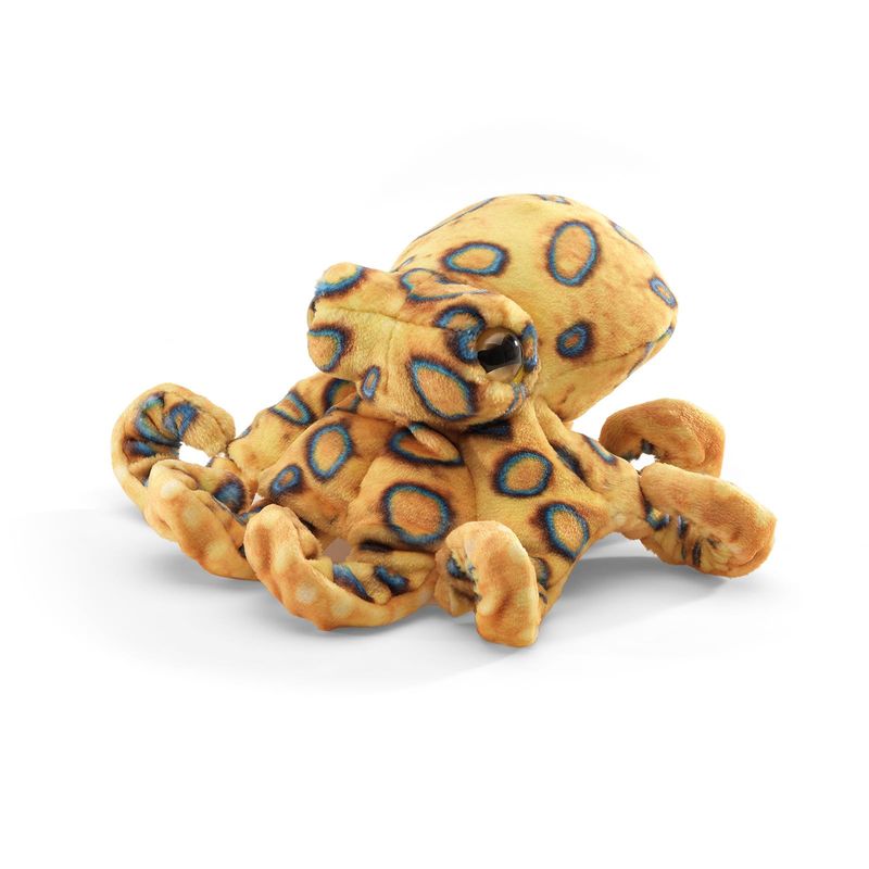 Folkmanis Mini Blue Ringed Octopus Finger Puppet - EveryMarket