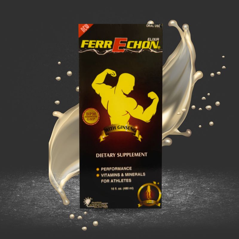 Ferrechon Performance Support Elixir – With Ginseng & Iron, 16 fl oz - Online Marketplace ...