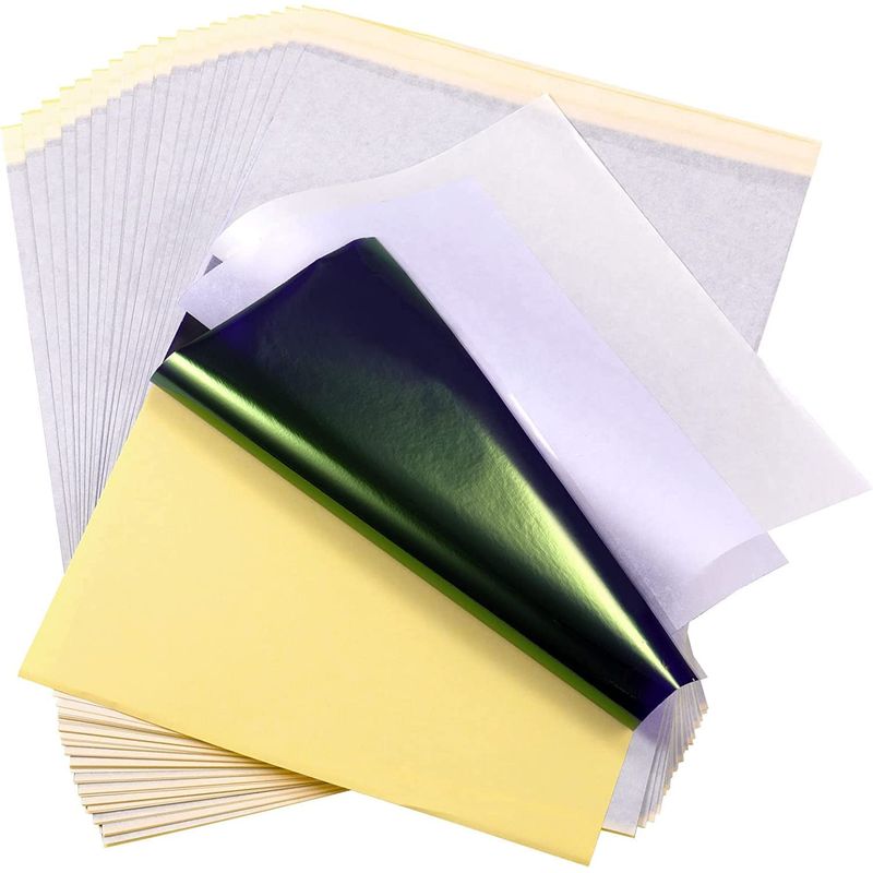 Tattoo Transfer Paper 100 Sheets, Keilend Tattoo Thermal Stencil Paper ...