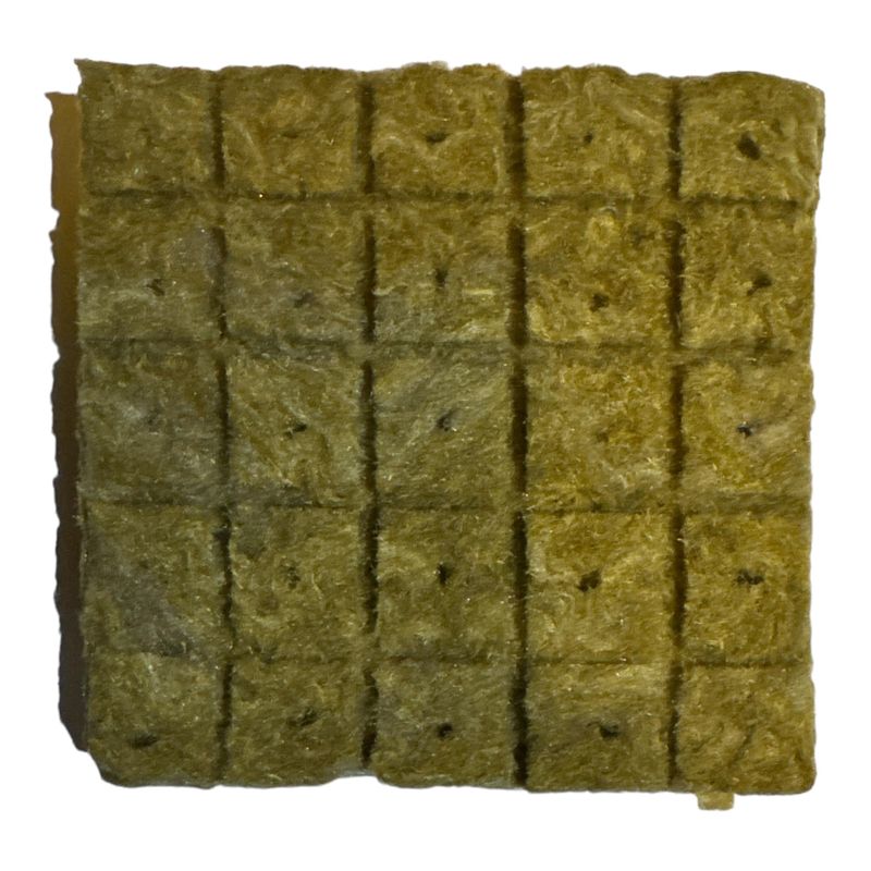50/100 Pieces Rockwool/Stonewool Grow Propagation Cubes Starter Sheets ...