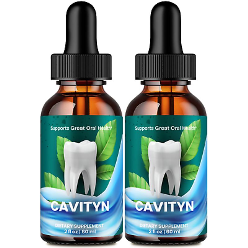 Cavityn Liquid Drops For Teeth and Gums Dental Health Supplement (2 ...