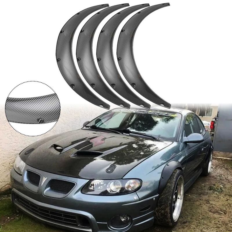 Carbon Fiber Durable Fender Flares Wide Body Kit Wheel Arches For ...