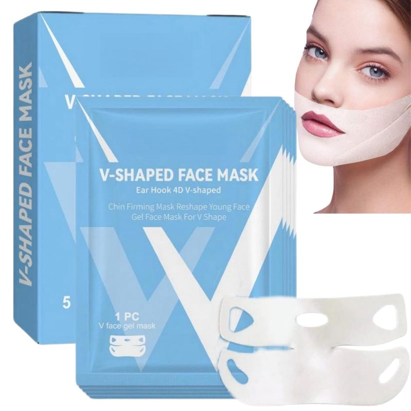 5pcs Bloskin Lift Mask,Double Chin Mask,Face Lift Mask,Double-Chin ...