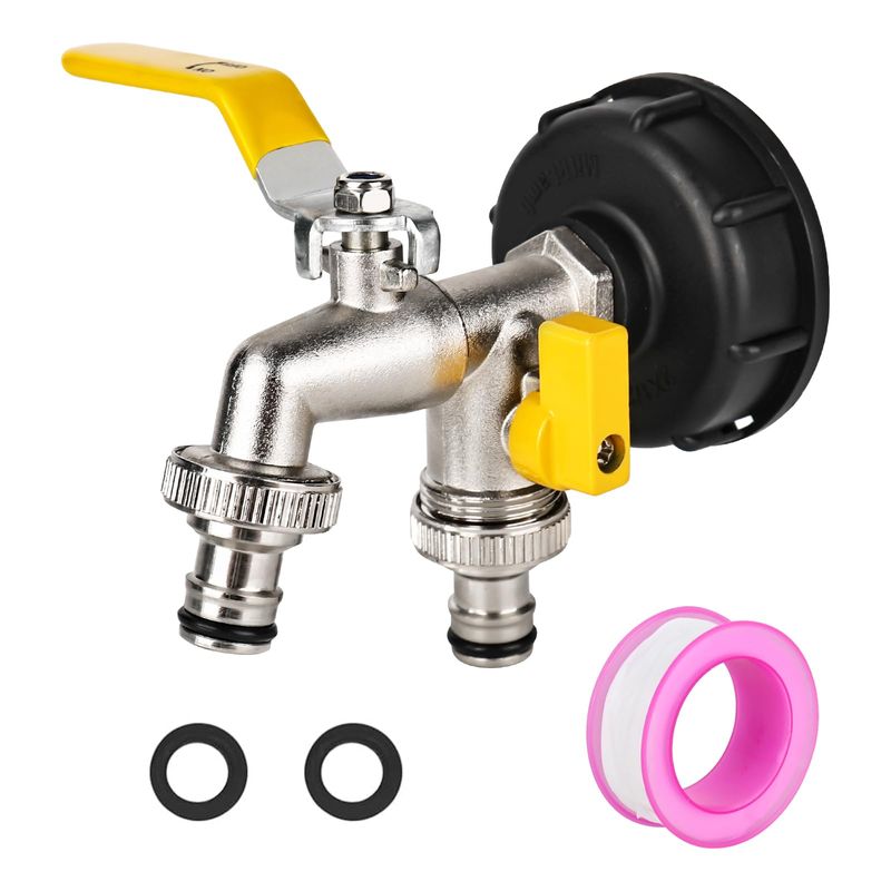 1/2" Leakproof Brass IBC Tank Fittings, IBC Tank Adapter, IBC Tank ...