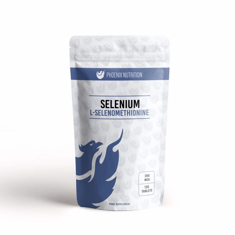 Selenium 200mcg x 120 Tablets - Bioavailable Chelated Selenomethionine ...