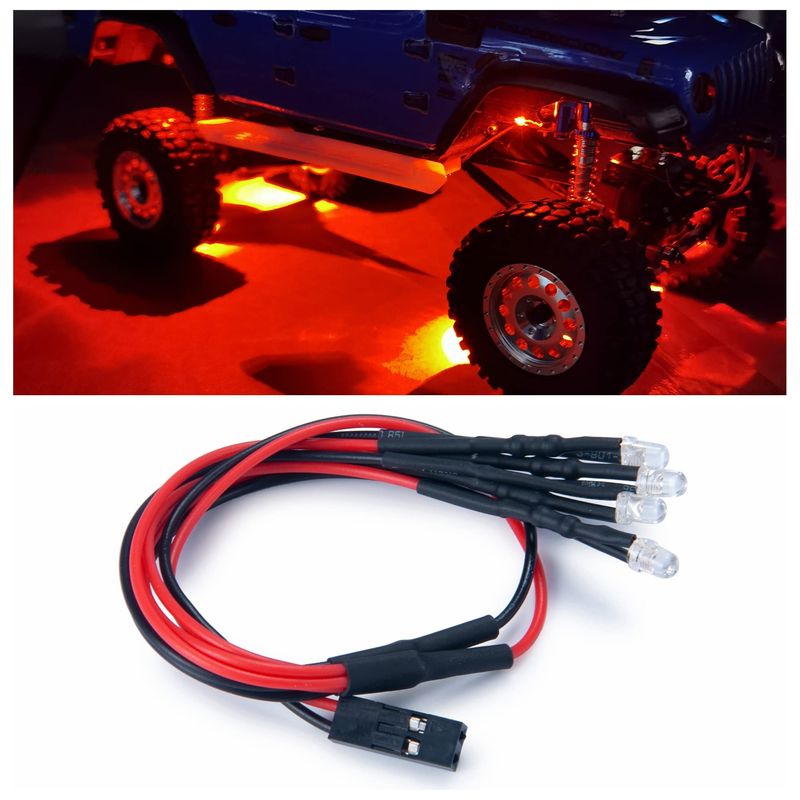 MORLORDY RC Chassis Lights LED Underglow Underbody Lights Lamp for 1/24 ...