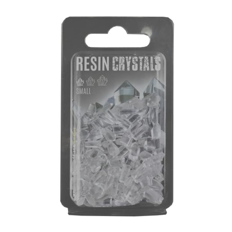 Greenstuff World GSWD-1677 Clear Resin Crystal, Transparent, Small Size ...