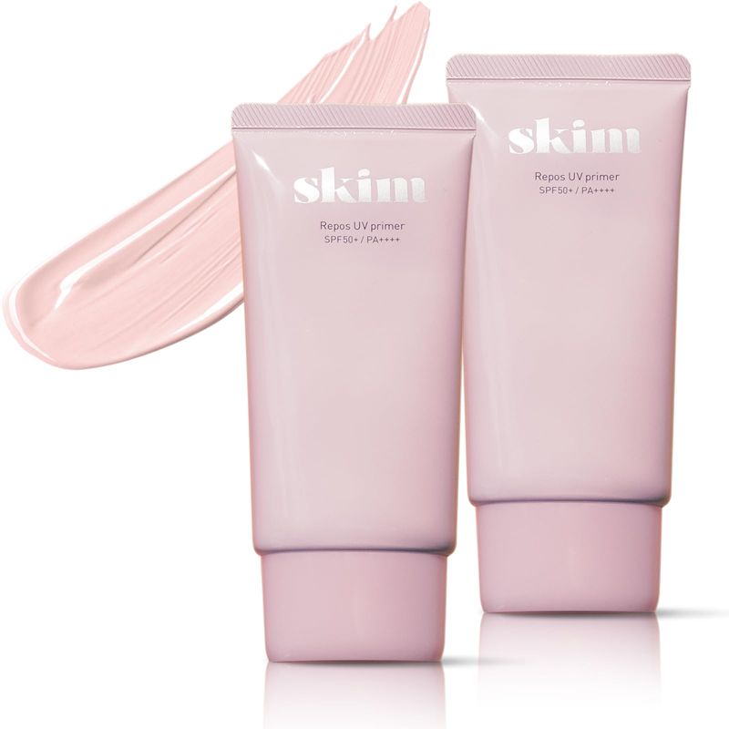 Skim Lupo UV Primer, Makeup Base, Sunscreen, SPF 50+ PA++++, Highly ...