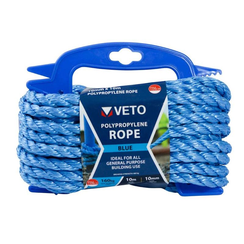 TIMCO Polypropylene Blue Rope – General purpose – Great for towing ...