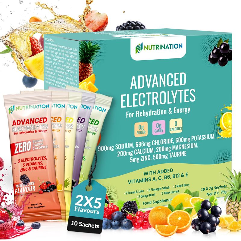 Advanced Electrolytes Sachets – High Strength Hydration Sachets with 5 ...