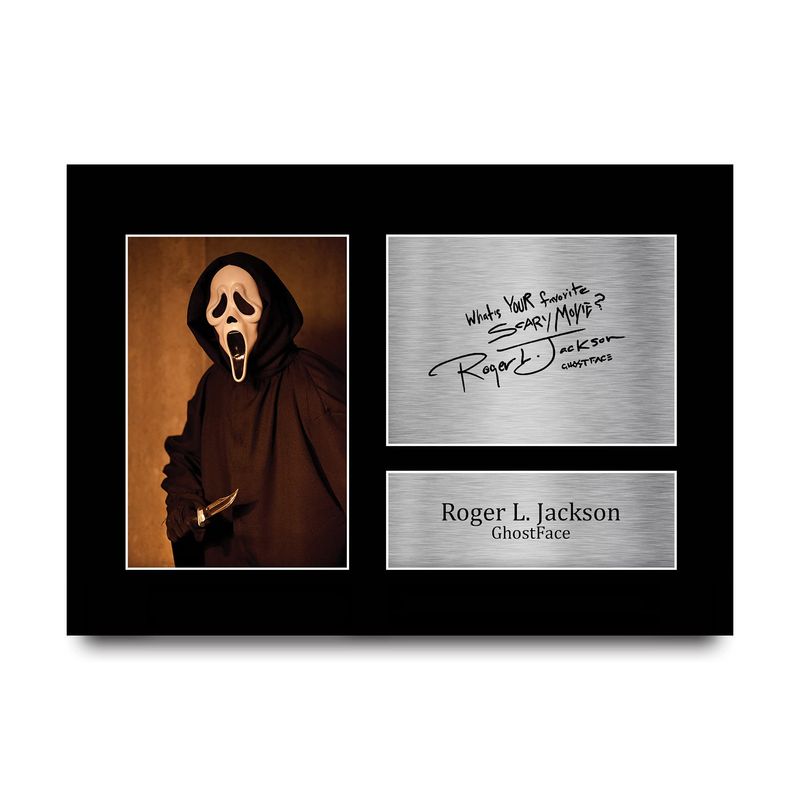 HWC Trading A4 Roger L Jackson Scream Ghost Face Gifts Printed Signed ...