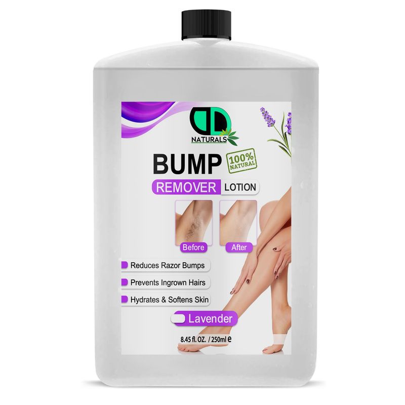 100% Natural Bump Remover Lotion Ingrown Hair Treatment | Reduces Razor ...