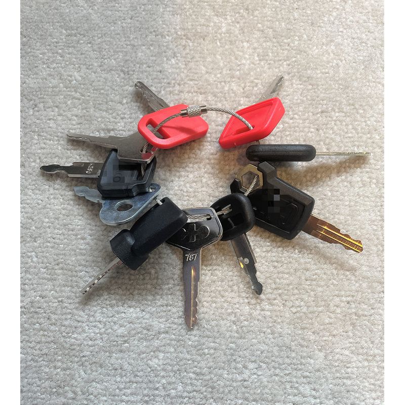 Ignition Key Set for Construction, Agricultural Machinery, Digger ...