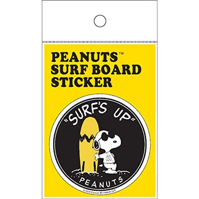 PEANUTS SURF BOARD STICKER Peanuts Surfboard Sticker Snoopy SURF'S UP Seal Model Number: SNP ...