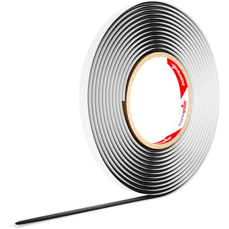 Poppstar Butyl Round Cord (5 m x 4 mm) Butyl Rubber Tape/Elastic ...