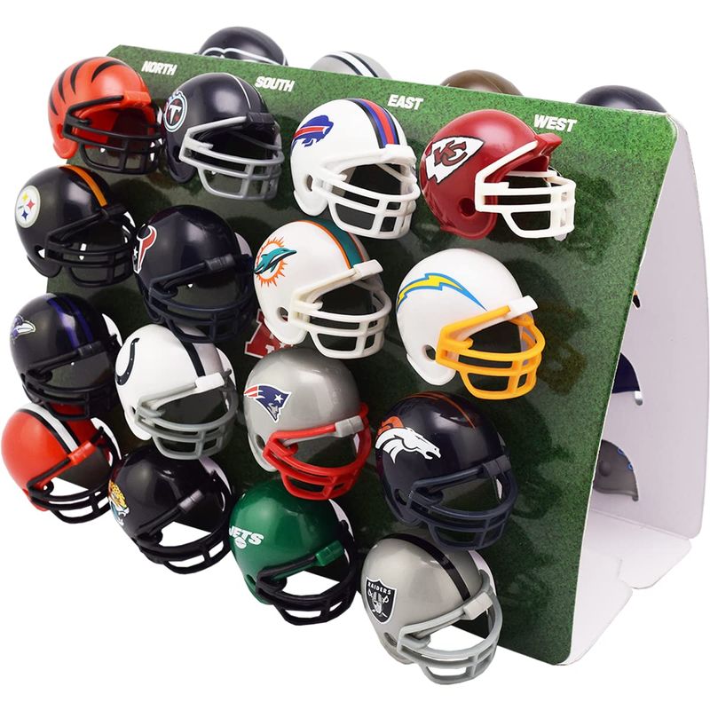Riddell 32 Piece NFL Helmet Tracker Set - Gumball Size Helmets - All ...