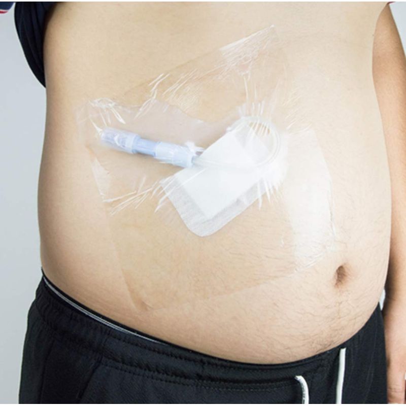 Shower Shield 8" x 8" PICC Line Cover Moisture Barrier，Wound Dressing ...