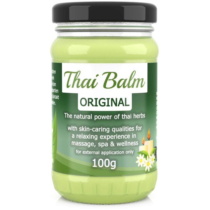 Wang Prom Naturals Thai Herb Balm Balm Thai Herbs 100g - Thai Massage ...