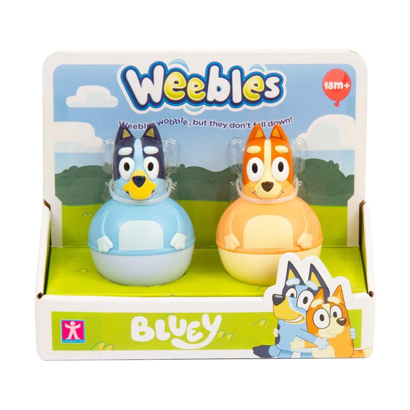 Giochi Preziosi Bluey Weu00000 Complete Set with 2 Weebles Series Bluey ...