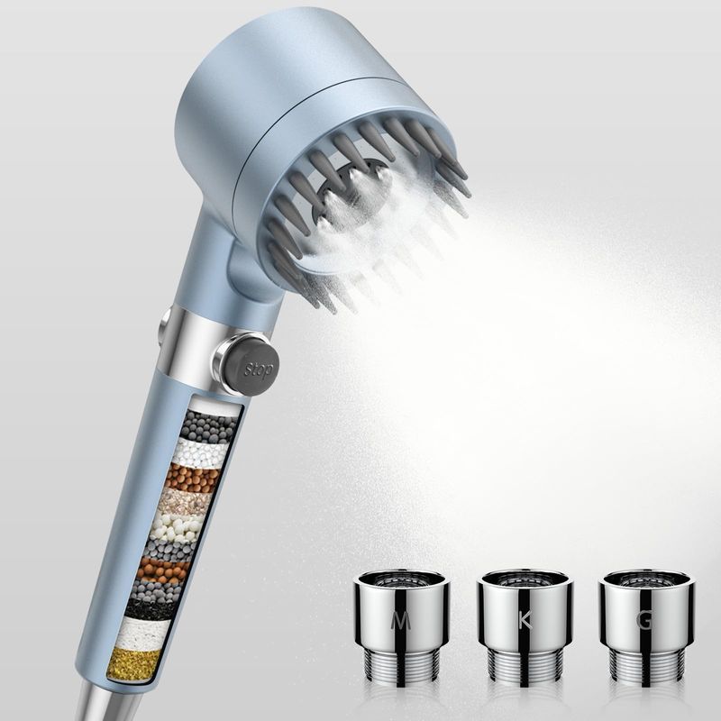 MEKO Micro Nano Bubble Mist Shower Head, 3+1 Modes Shower, Purification ...