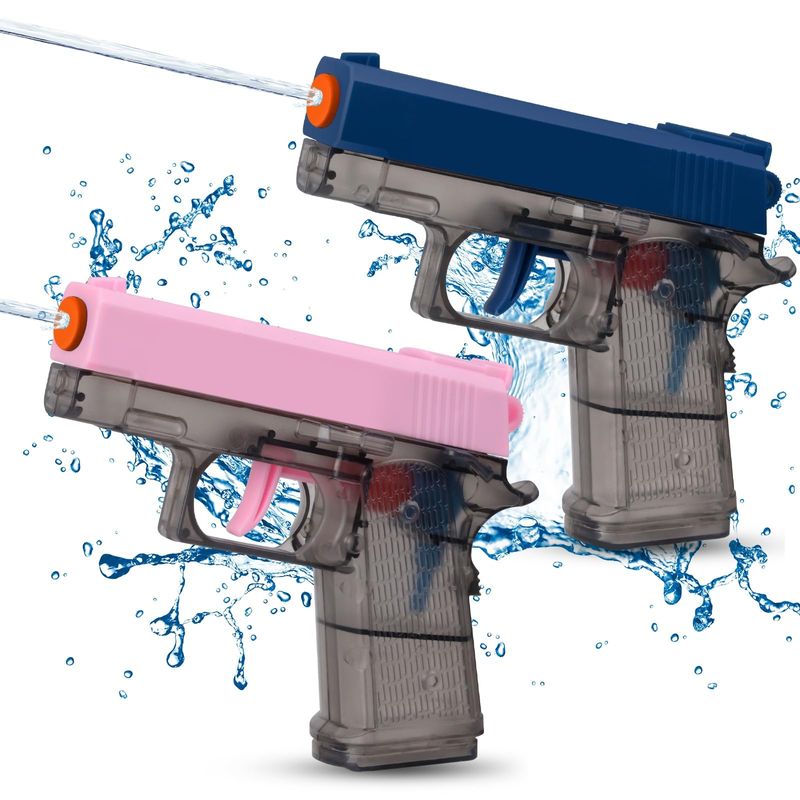 2 Pack Water Guns for Kids - Squirt Gun Water Blaster Soaker Water ...