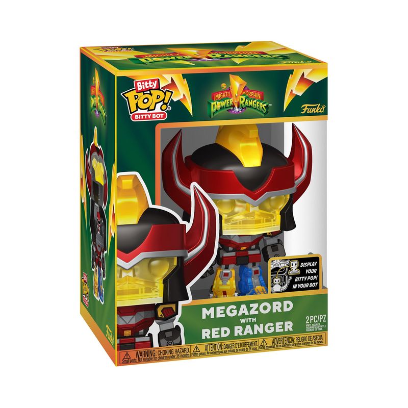 Funko Bitty Bots: Power Rangers - Megazord with Red Ranger! Bitty POP ...