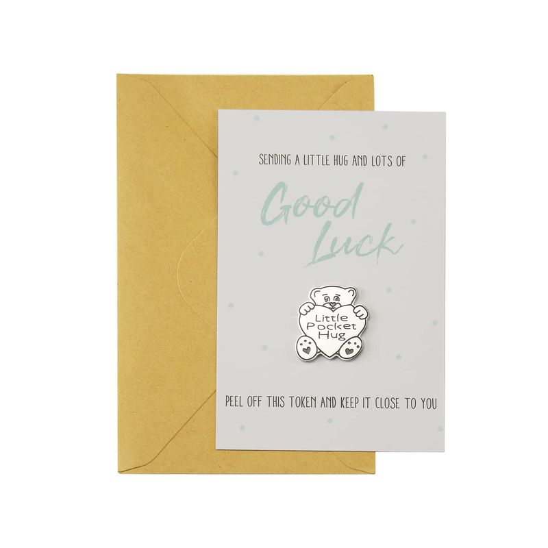 RF&CM Cute little bear pocket hug token, Sending You Good Luck ...