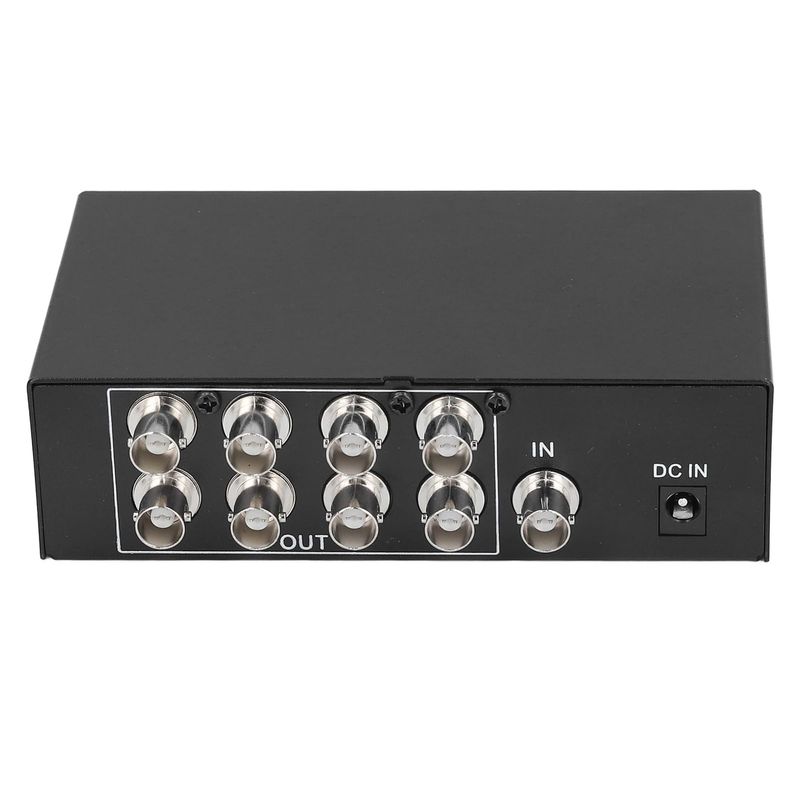 Focket 8 Port BNC Video Splitter Box, 1080P 60Hz Coaxial Distributor ...