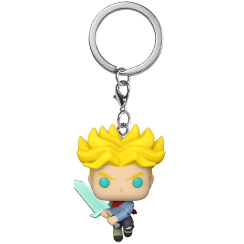 Funko Pop! Keychain: Dragon Ball Super - Super Saiyan Trunks with Sword ...