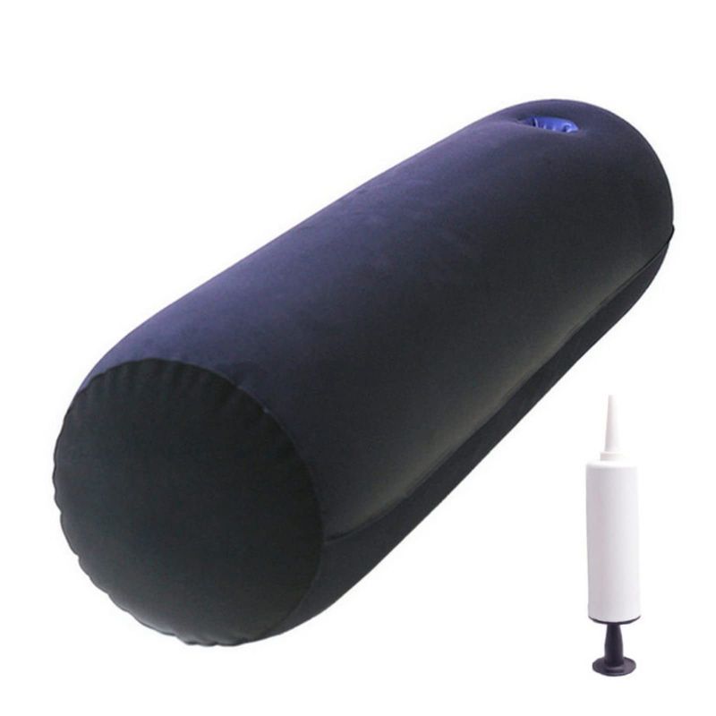 Quikaboo Inflatable Pillow, Air Cushion, Cylindrical Pillow, Includes Hole, Positioning ...